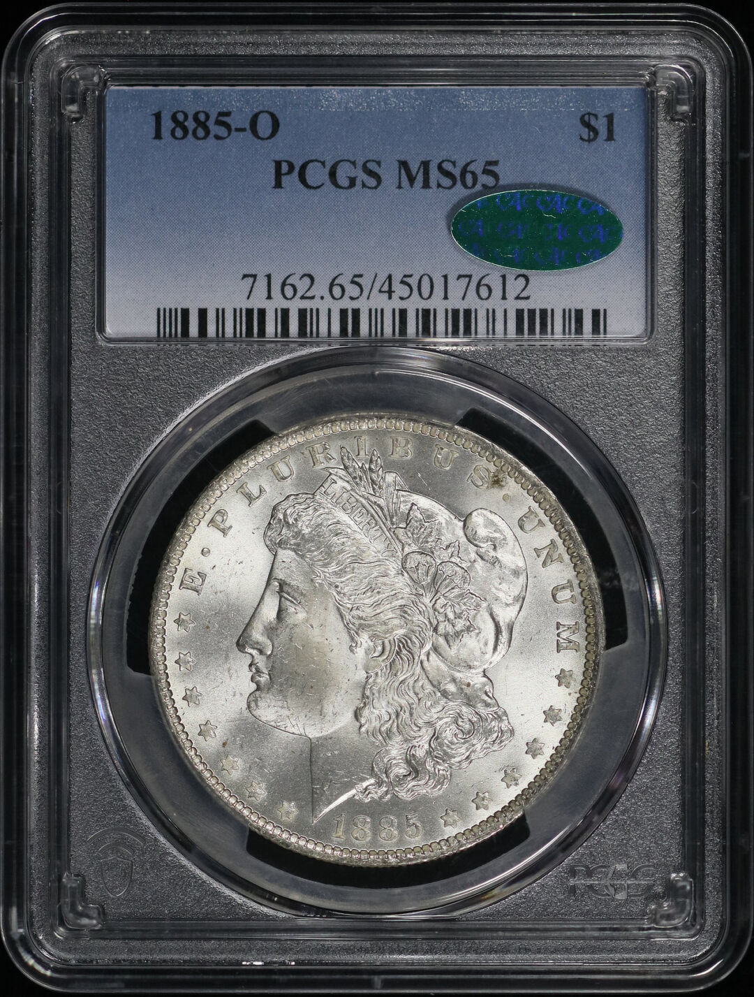 1885-O Morgan Dollar PCGS MS-65 CAC | Northern Nevada Coin