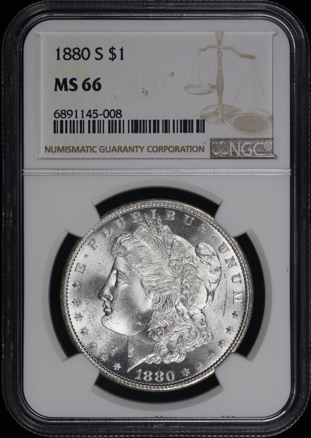 1880-S Morgan Dollar NGC MS-66 | Northern Nevada Coin