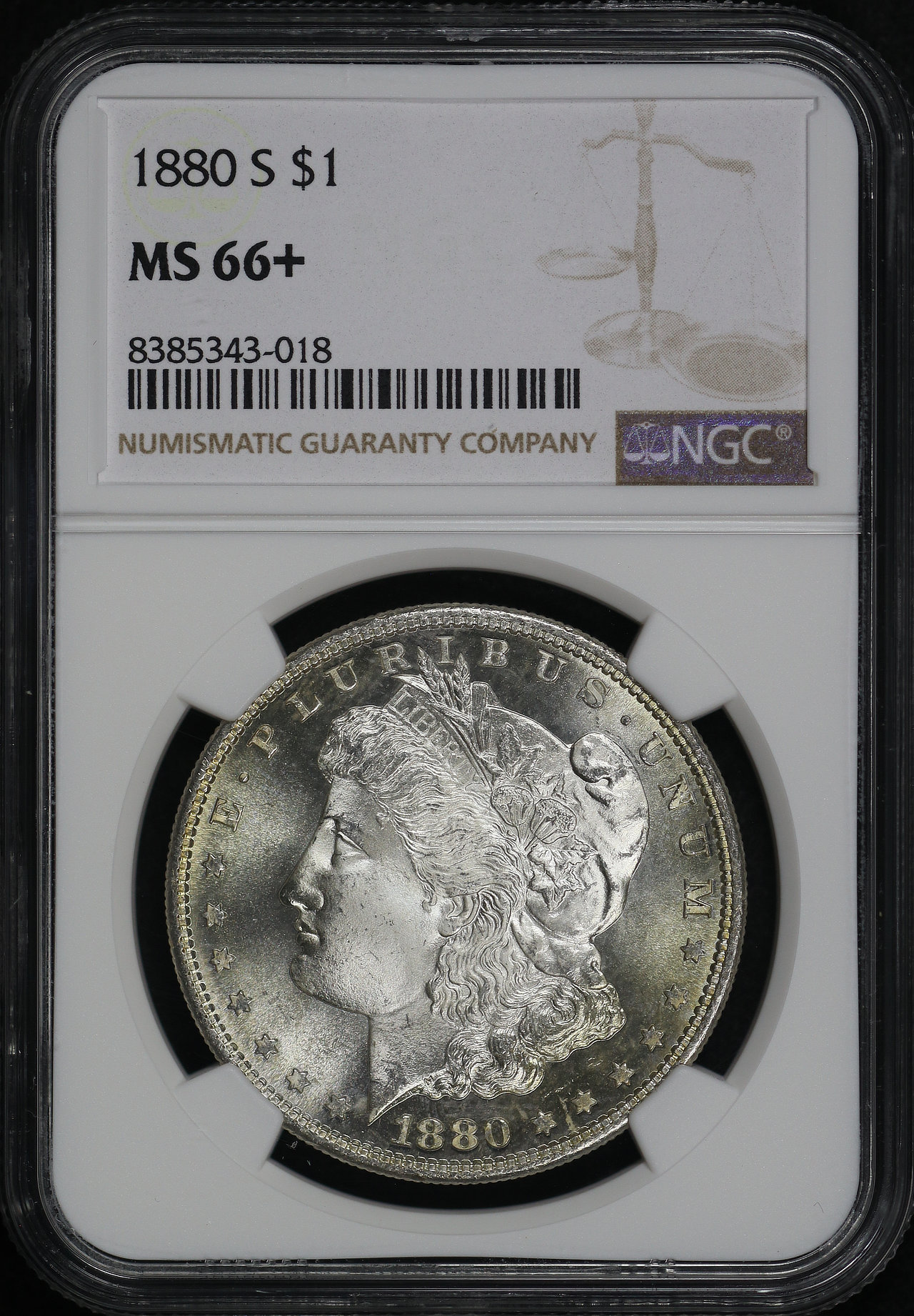 1880-S Morgan Dollar NGC MS-66+ | Northern Nevada Coin