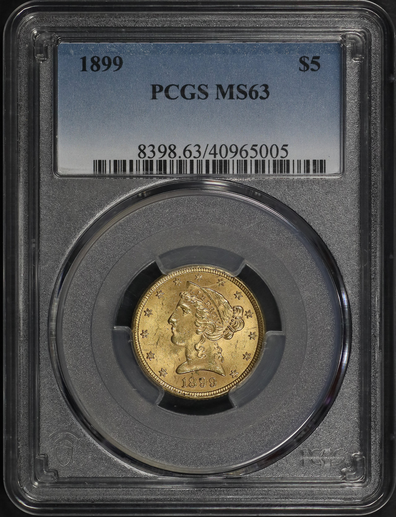 Collectors Corner - 1899 $5 MS63 PCGS - #64964075